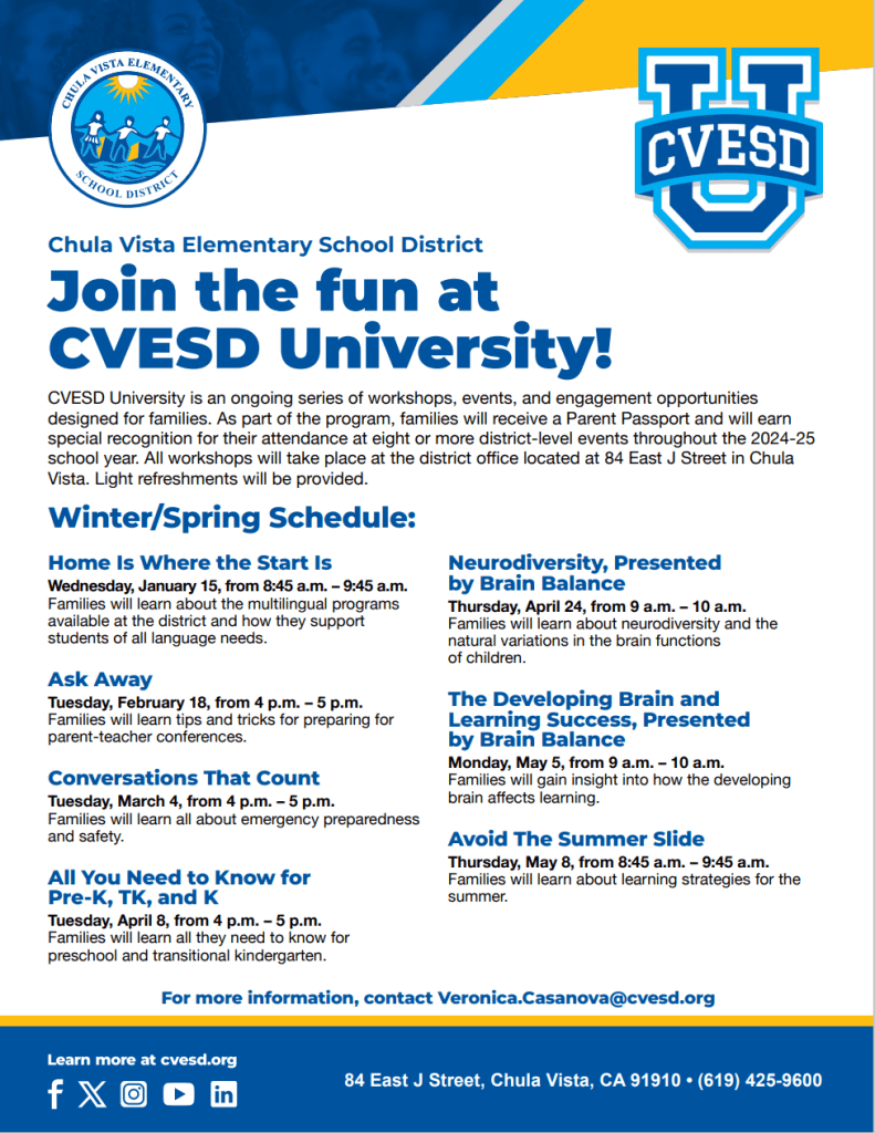 January 2025 – McMillin Elementary School